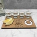 Tequila Shot Flight Tray Tequila Shots Shot Tray Flight - Etsy