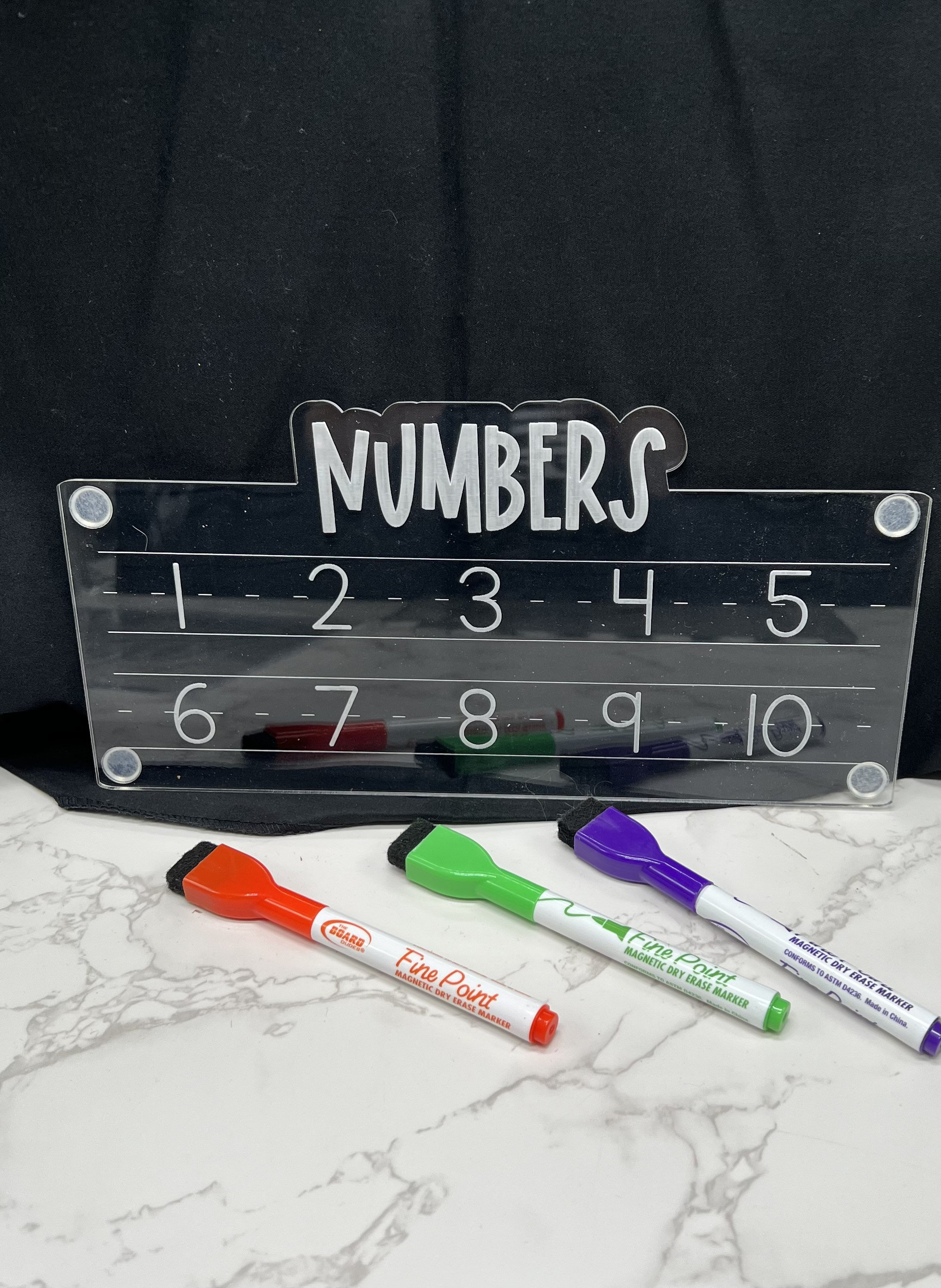 Personalized Name Tracing Board for Kids Bundle Dry Erase - Etsy