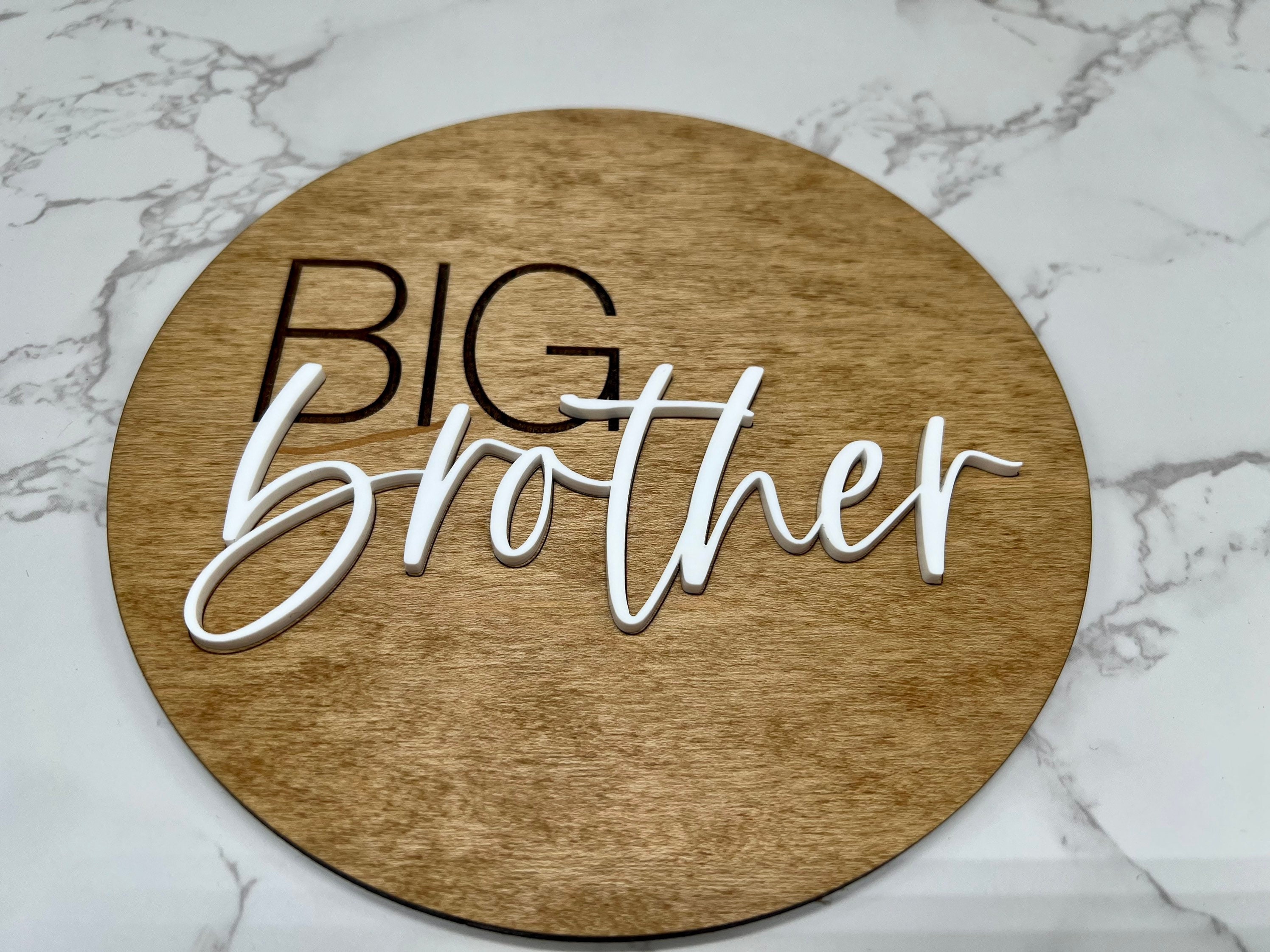 Big Sibling Photo Prop Sign Little Sibling Sign Baby - Etsy