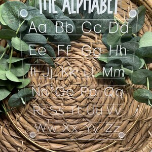 Alphabet Tracing Board for Kidsdry Erase Letter Tracing - Etsy