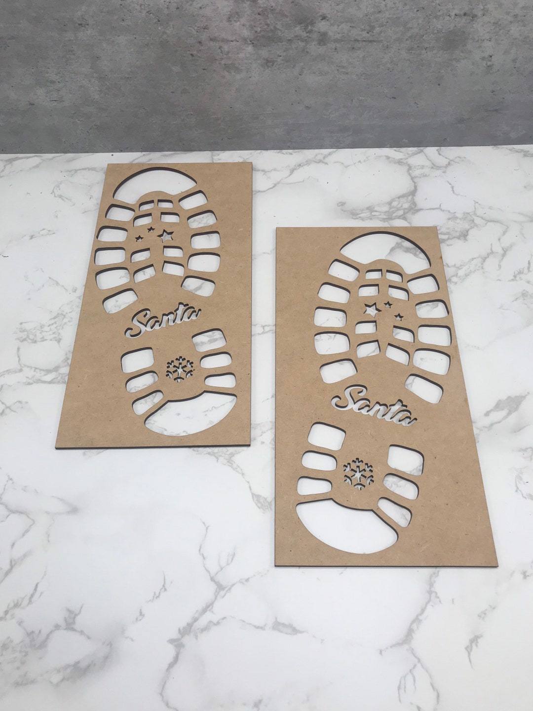 Santa Footprints | Santa Footsteps Stencil | Christmas 2021 | Santa ...