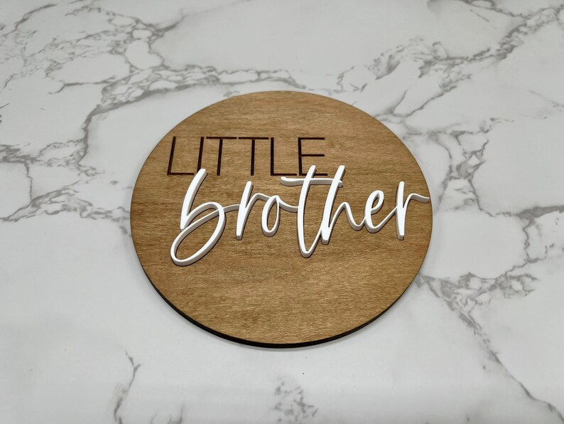 Big Sibling Photo Prop Sign Little Sibling Sign Baby - Etsy