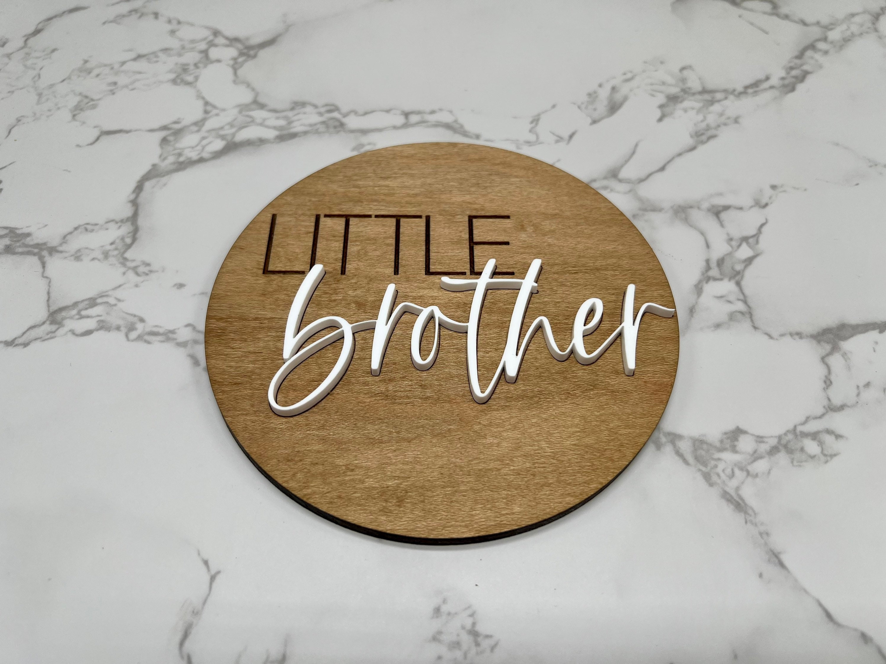 Big Sibling Photo Prop Sign Little Sibling Sign Baby - Etsy