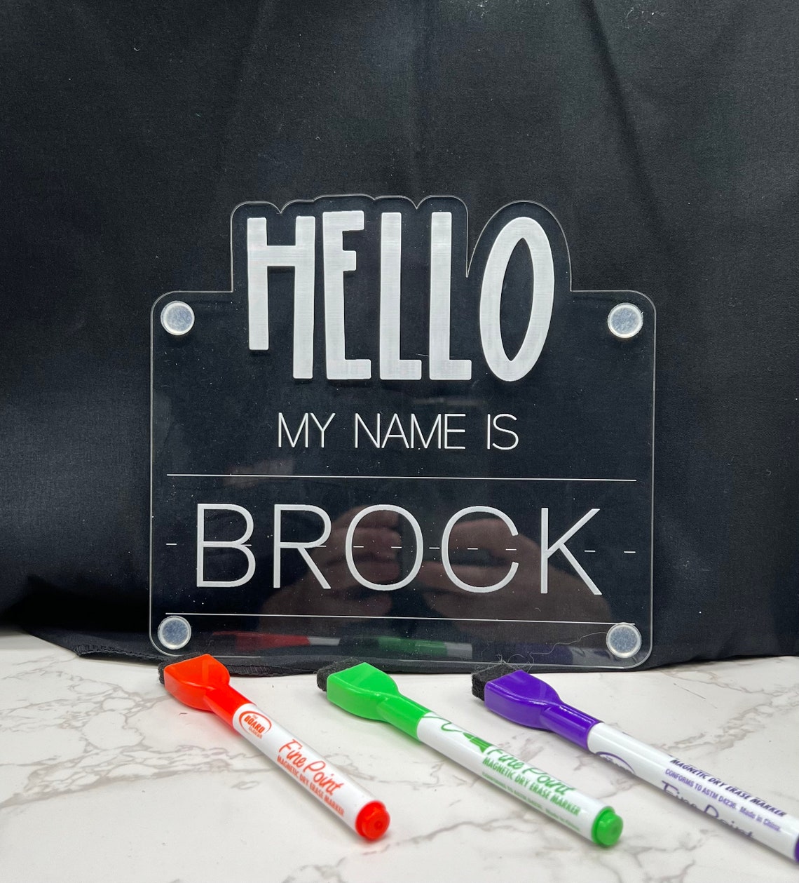 Personalized Name Tracing Board for Kids Bundle Dry Erase - Etsy