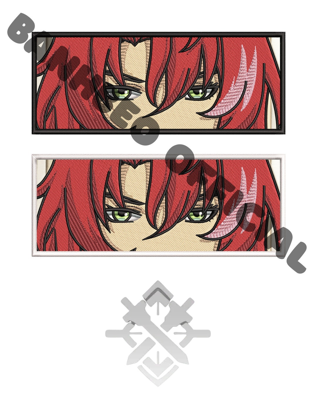 Honkai Star Rail Argenti Face Boxed Embroidered Crewneck/hoodie ...