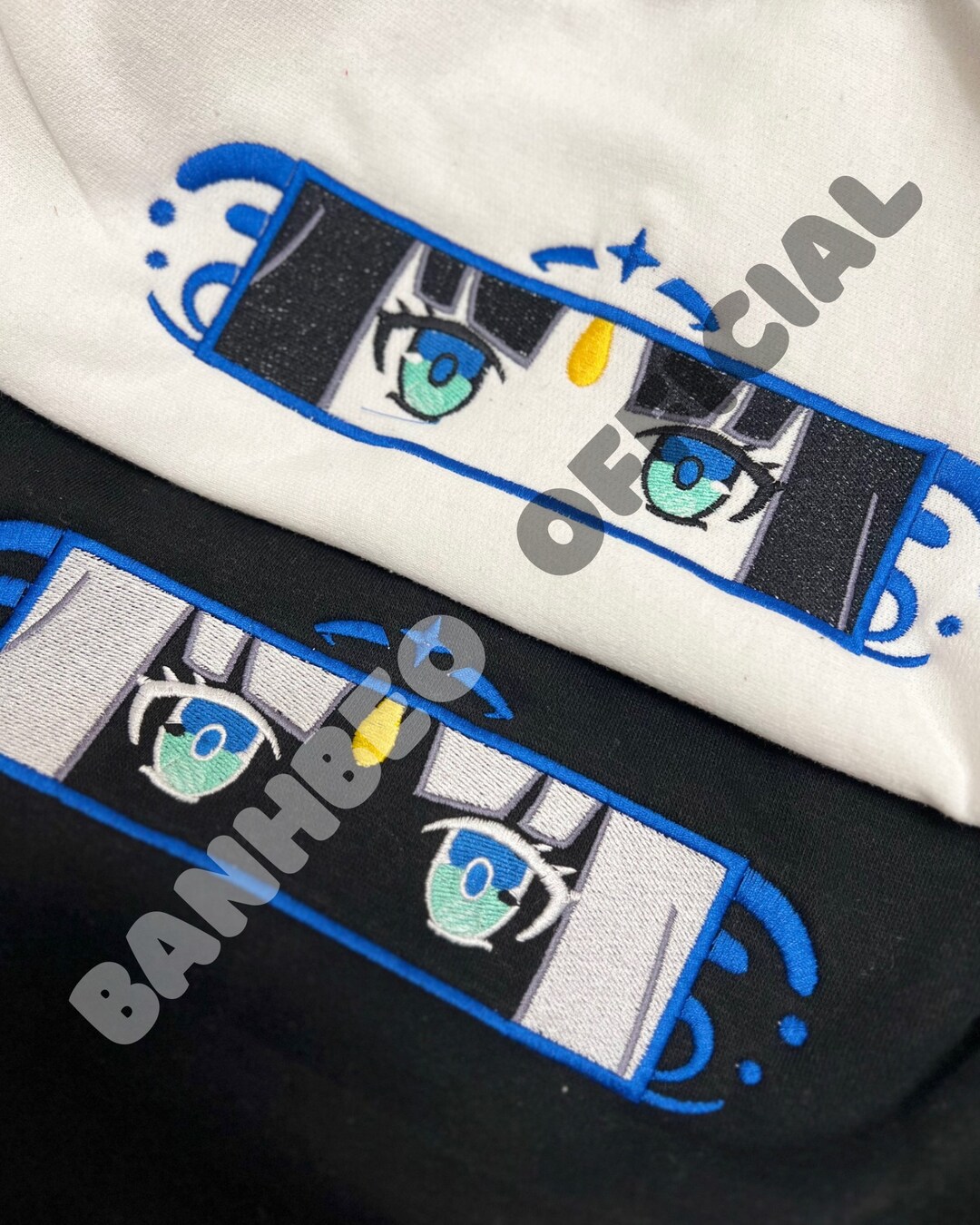 Genshin Impact Nilou Face Boxed Minimalist Embroidered Crewneck - Etsy