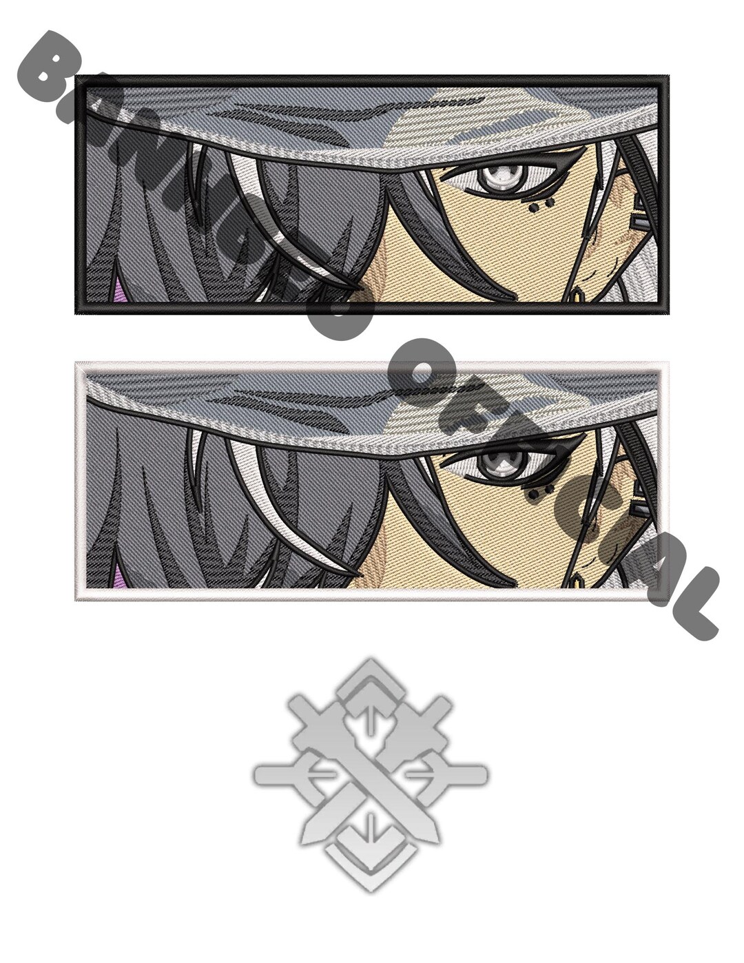 Honkai Star Rail Boothill Face Boxed Embroidered Crewneck/hoodie ...