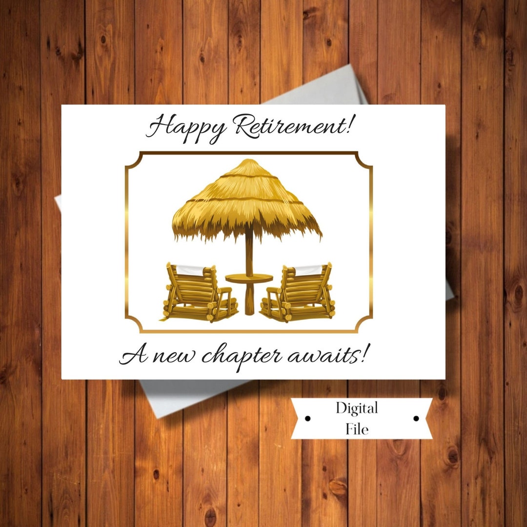 Retirement Card, A New Chapter Awaits Card, Congratulations on Retiring ...