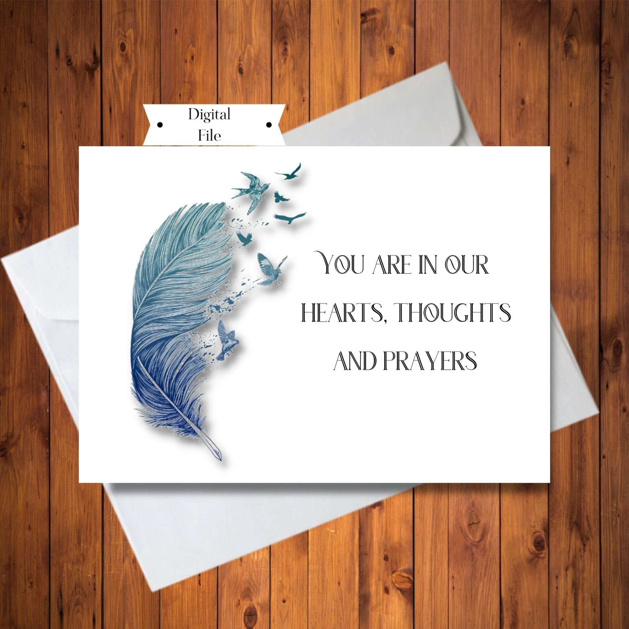 Sympathy Card, With Deepest Sympathy, for Loss of Loved One, Floral ...
