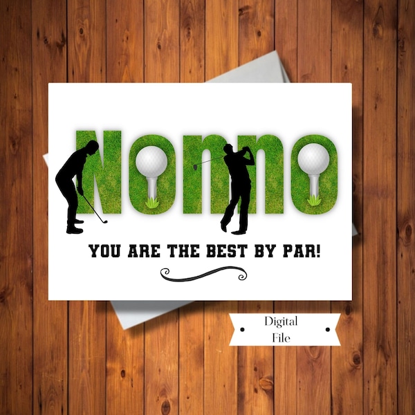 Best by Par Birthday Card - Etsy