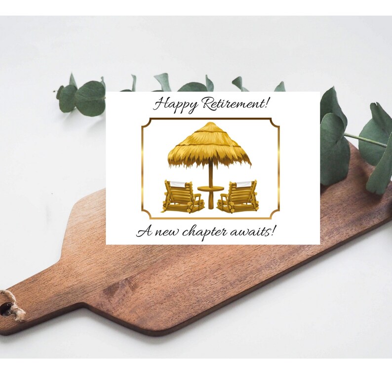 Retirement Card A New Chapter Awaits Card Congratulations on - Etsy