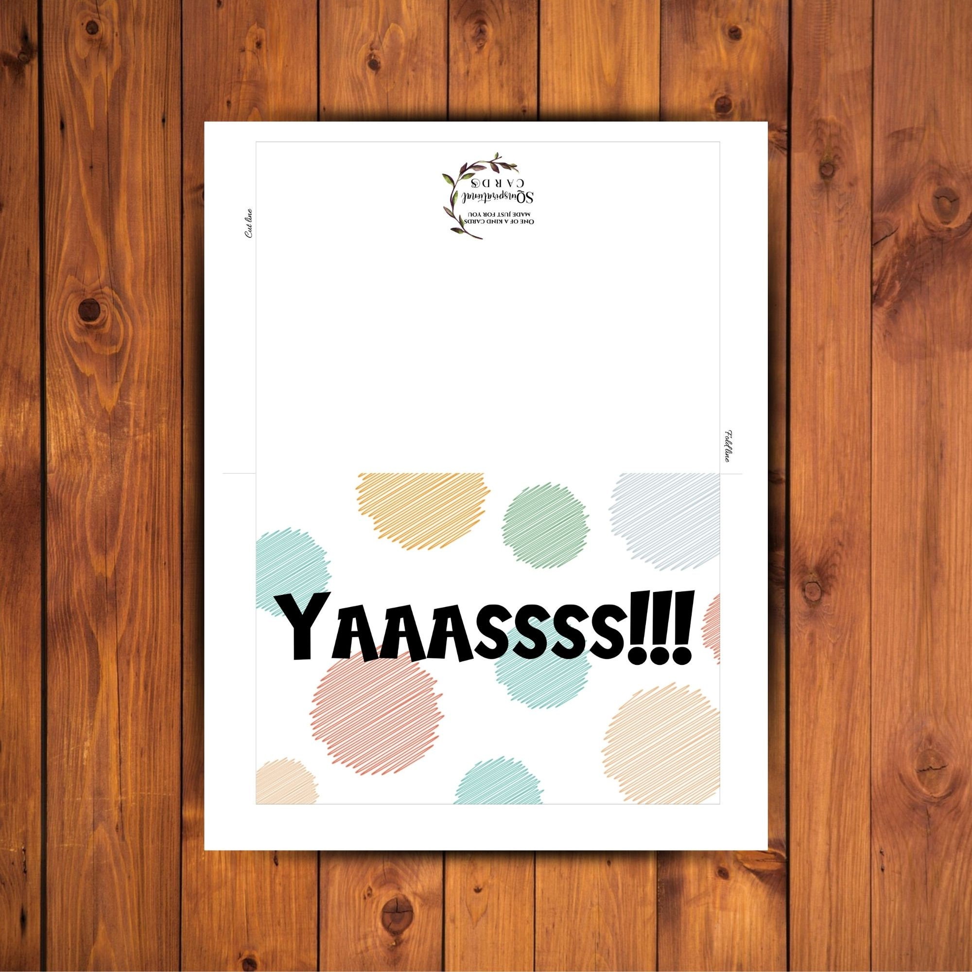 Congratulations Card Funny Celebration Card YAAAASSSSSS - Etsy
