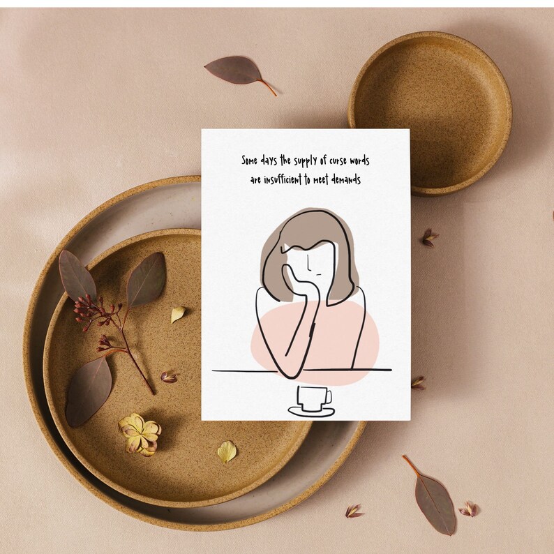 Funny Thinking of You Card, Hang in There Card, Cheer up Card, Bad Day ...
