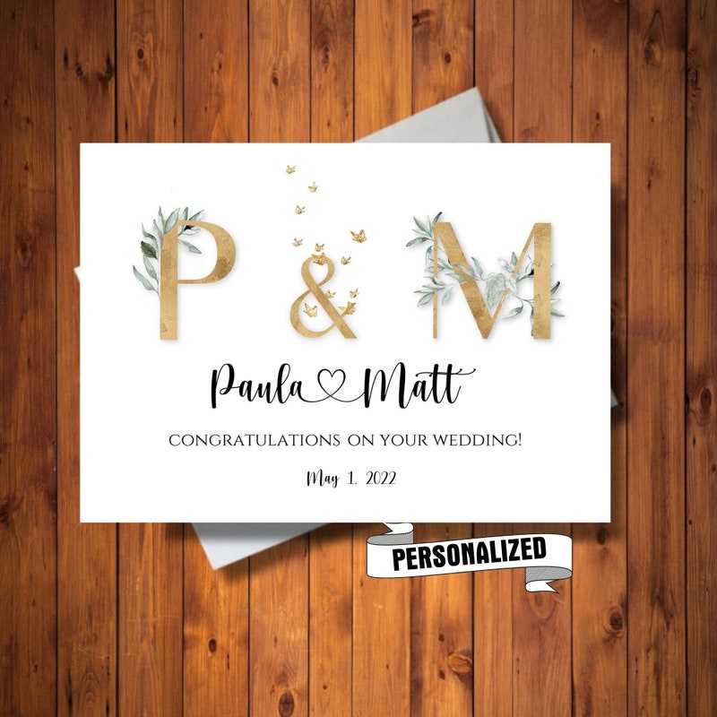 Custom Wedding Congratulations Cards - Etsy
