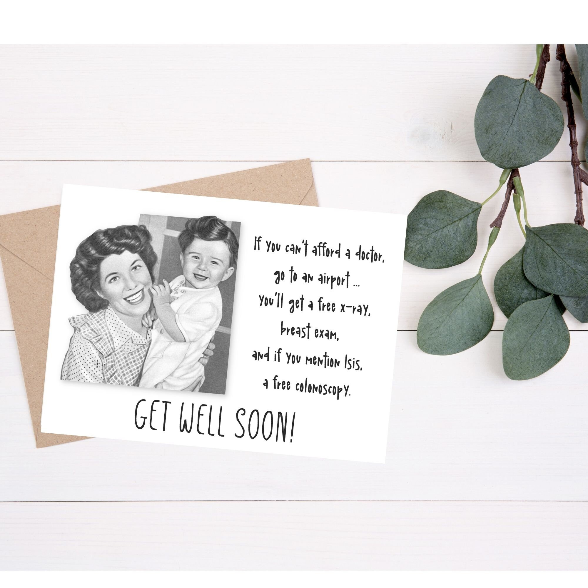 Funny Get Well Card, Free Health Care Card, Funny Free Xray Card, Get ...