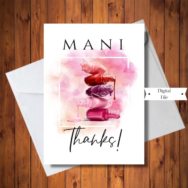 Mani Thanks - Etsy