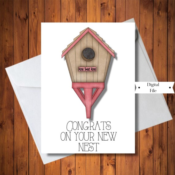 Congratulations New Home Card Congratulations on Your New - Etsy