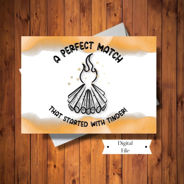 Tinder Wedding Invitation - Etsy