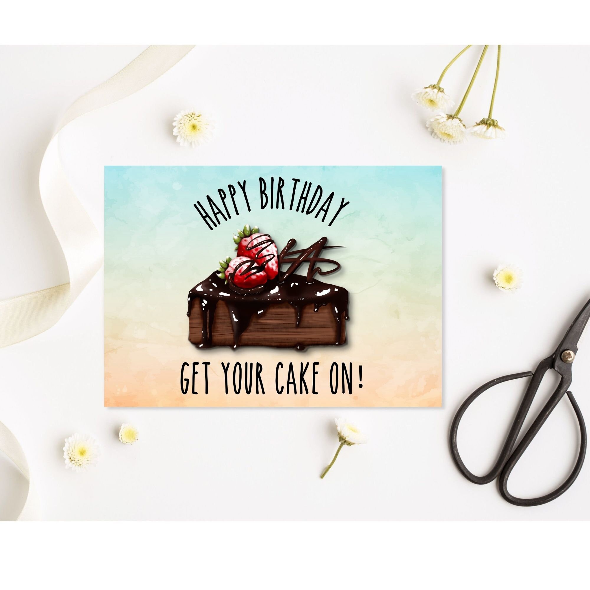Fun Happy Birthday Greeting Card Generic Birthday Card for - Etsy