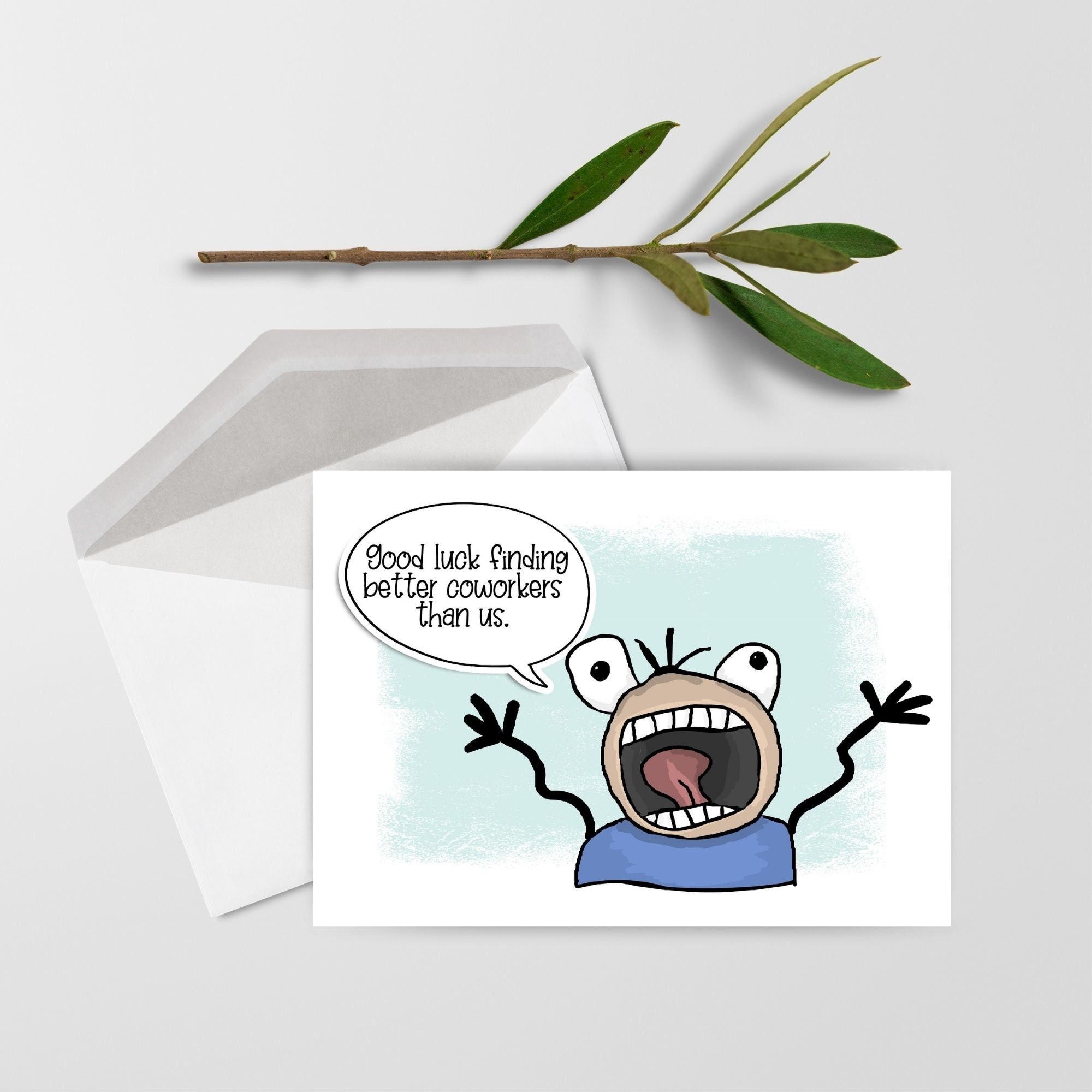 Funny Co Worker Goodbye Card Co Worker Transfer Card Goodbye - Etsy
