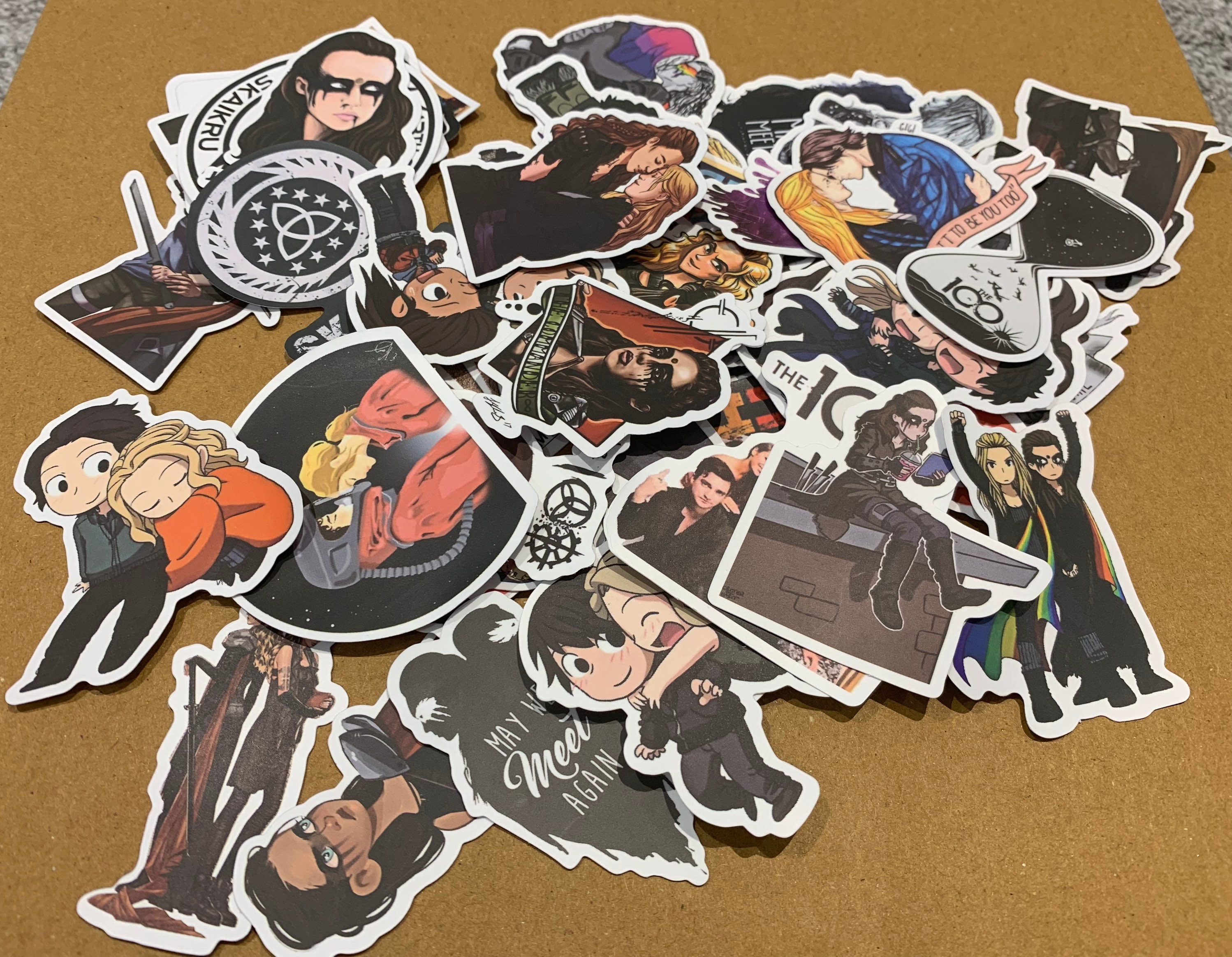 Cws 'the 100' Stickers Pack, Pack of 3 - Etsy