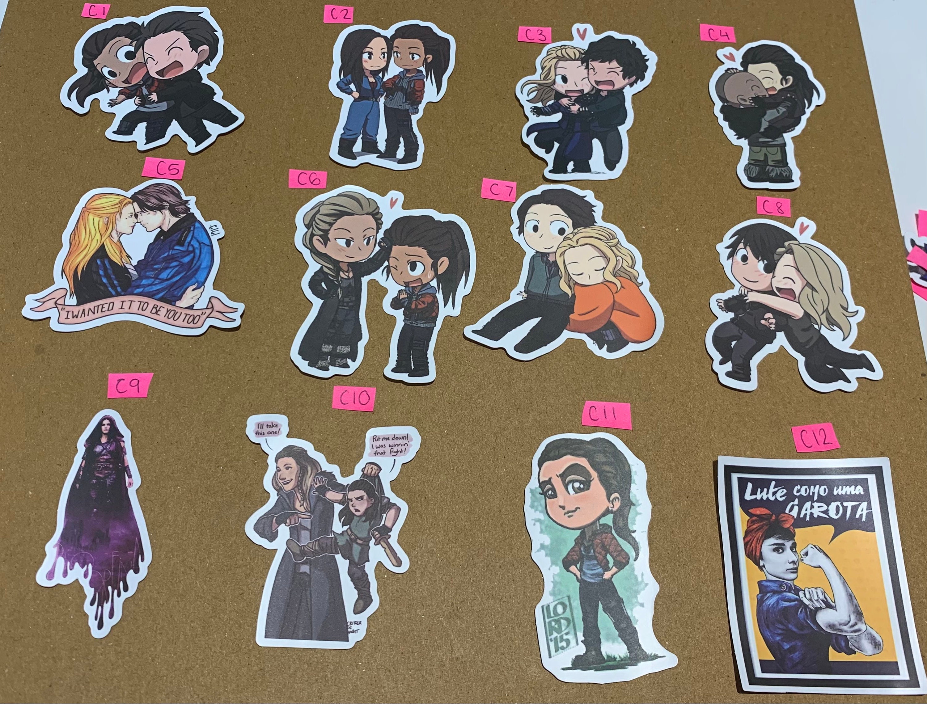 Cw’s 'the 100' Stickers Pack, Pack of 3 - Etsy