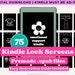 75 Ready-made .epub Kindle Lock Screens Lockscreen Wallpaper Screen ...