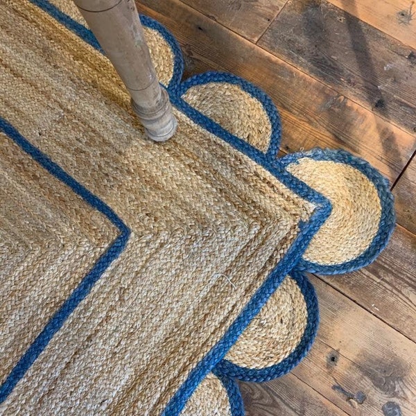 Scalloped Rug - Etsy
