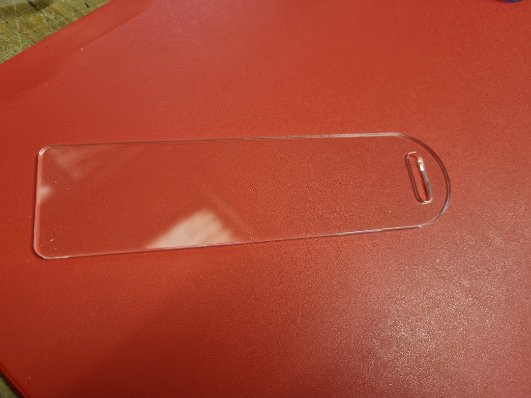 BULK BUY 2mm Extruded Acrylic Bookmark With Slot Blank Ready for All ...