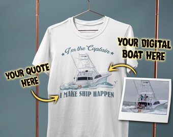 Custom Boat Shirt - Etsy