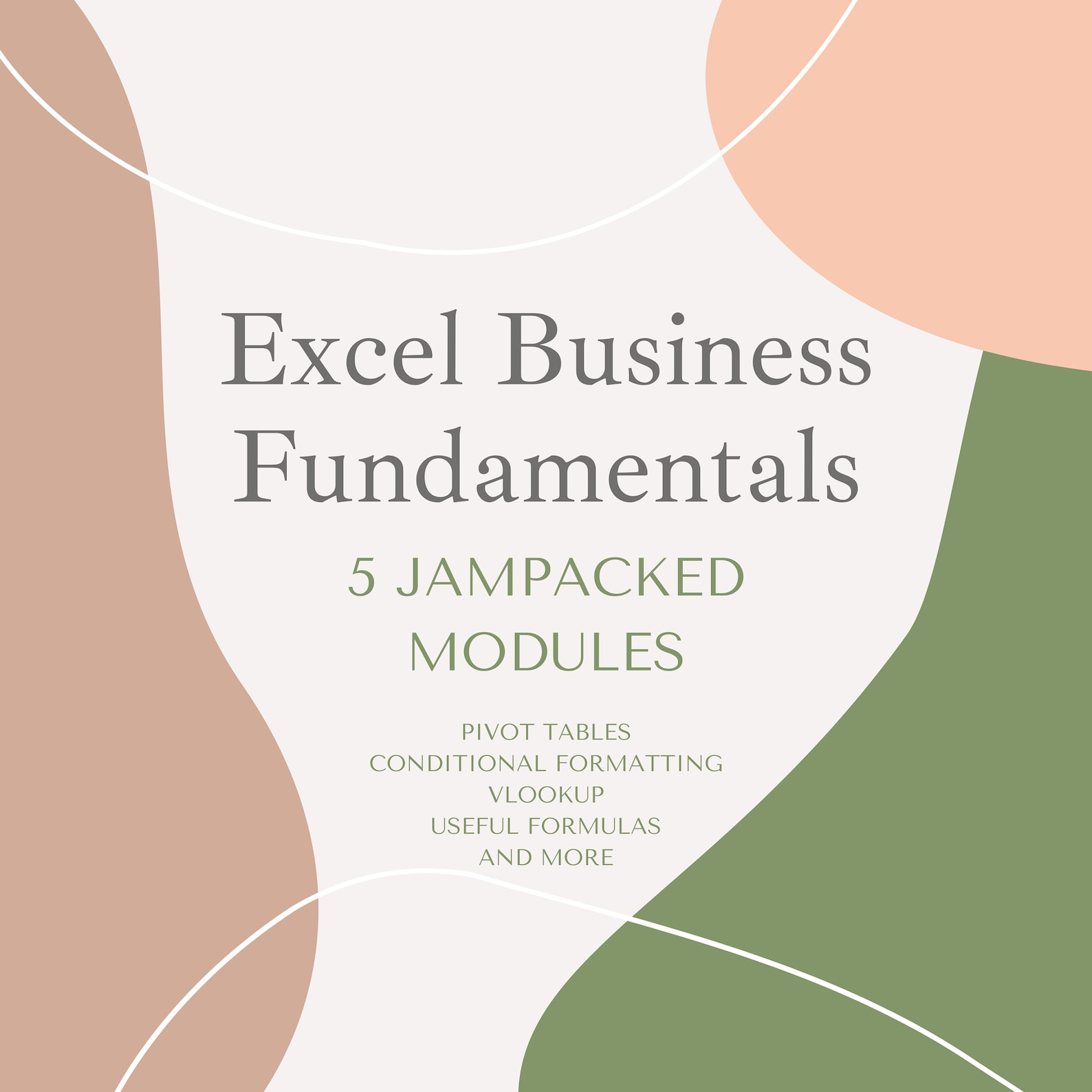 Excel Business Fundamentals: Training Worksheet & Step by Step - Etsy