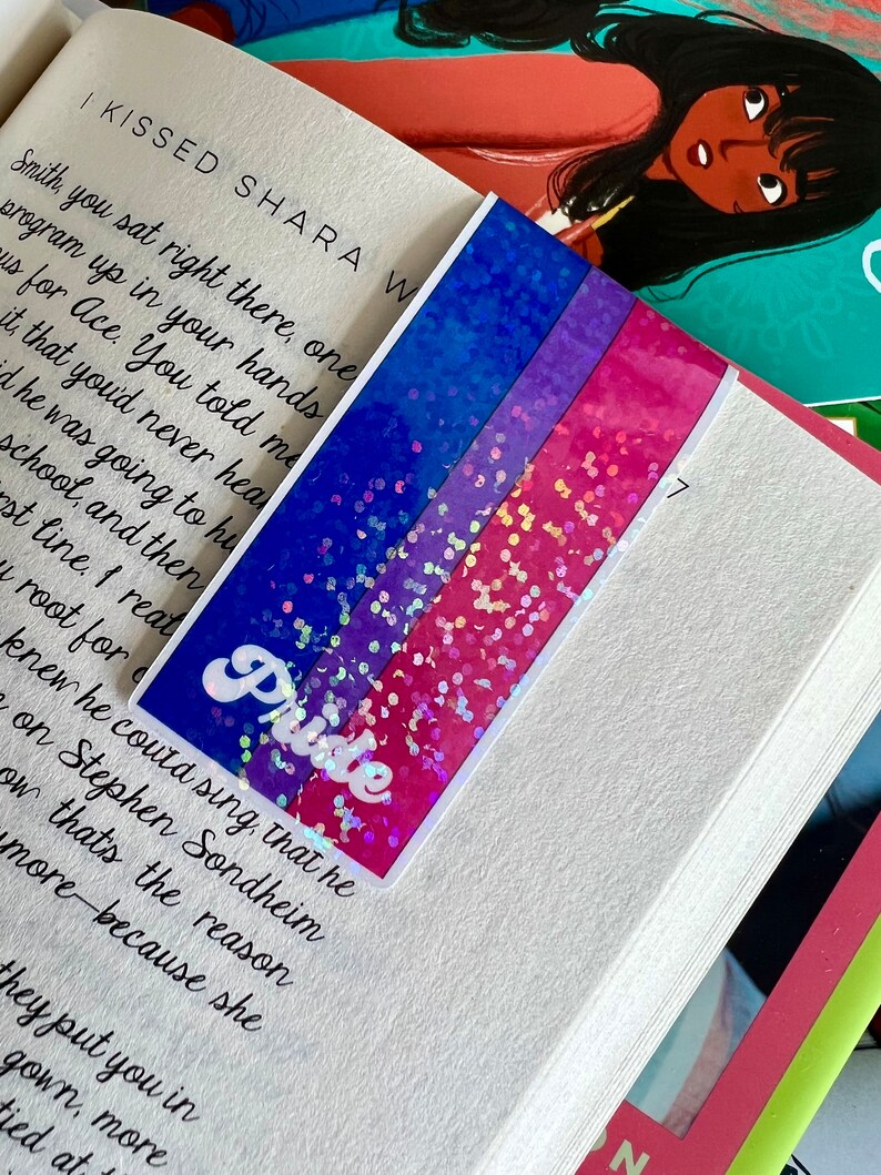 BISEXUAL PRIDE FLAG Holographic and Magnetic Bookmarks - Etsy
