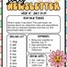 Editable Classroom Newsletter Templates | Weekly Parent Communication ...