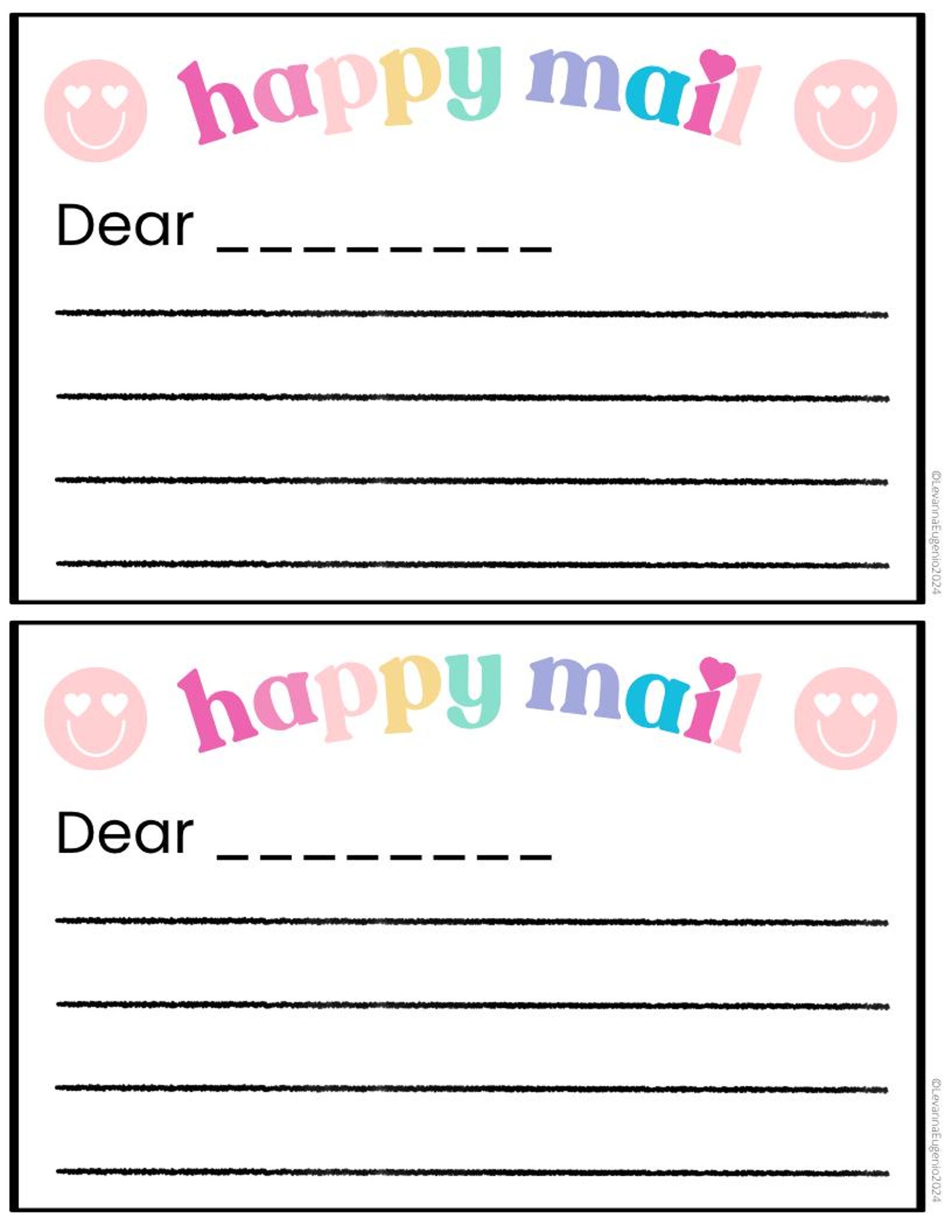 Happy Mail Positive Notes | Parent Communication | Teacher Feedback - Etsy