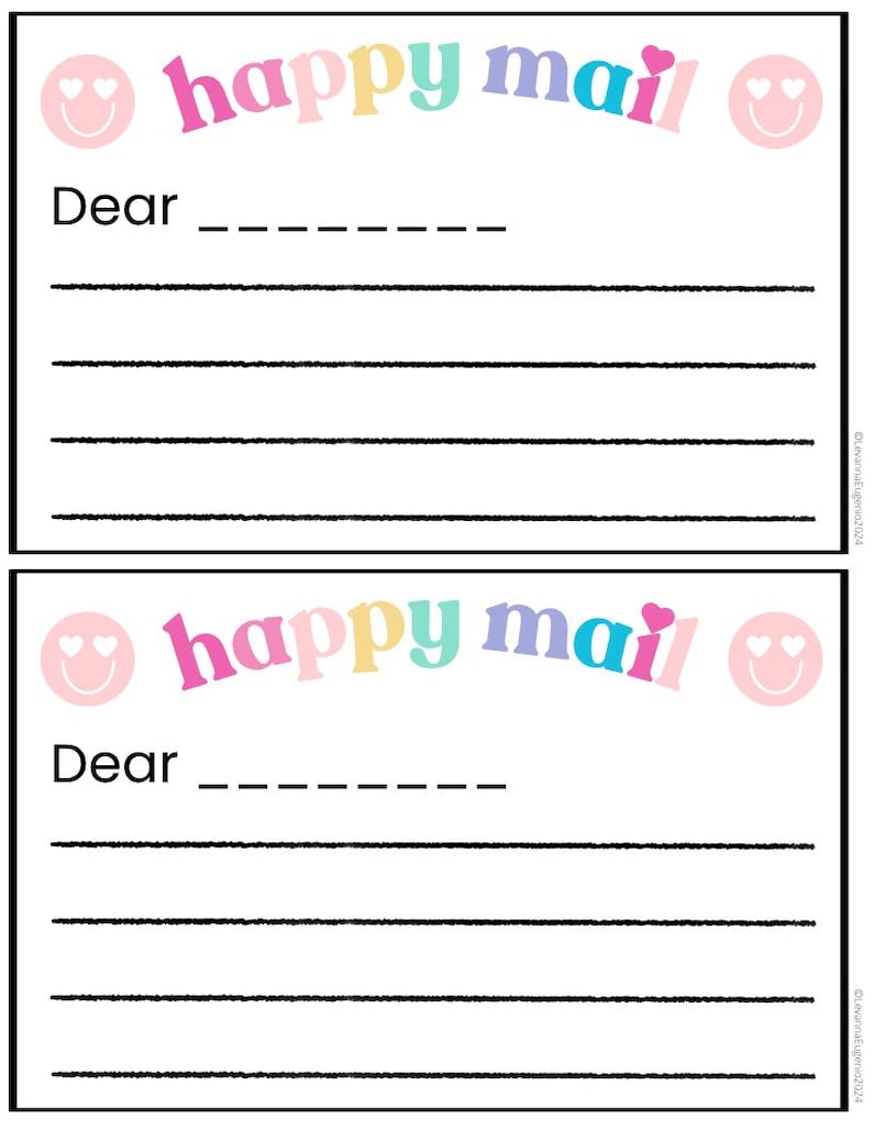 Happy Mail Positive Notes | Parent Communication | Teacher Feedback - Etsy