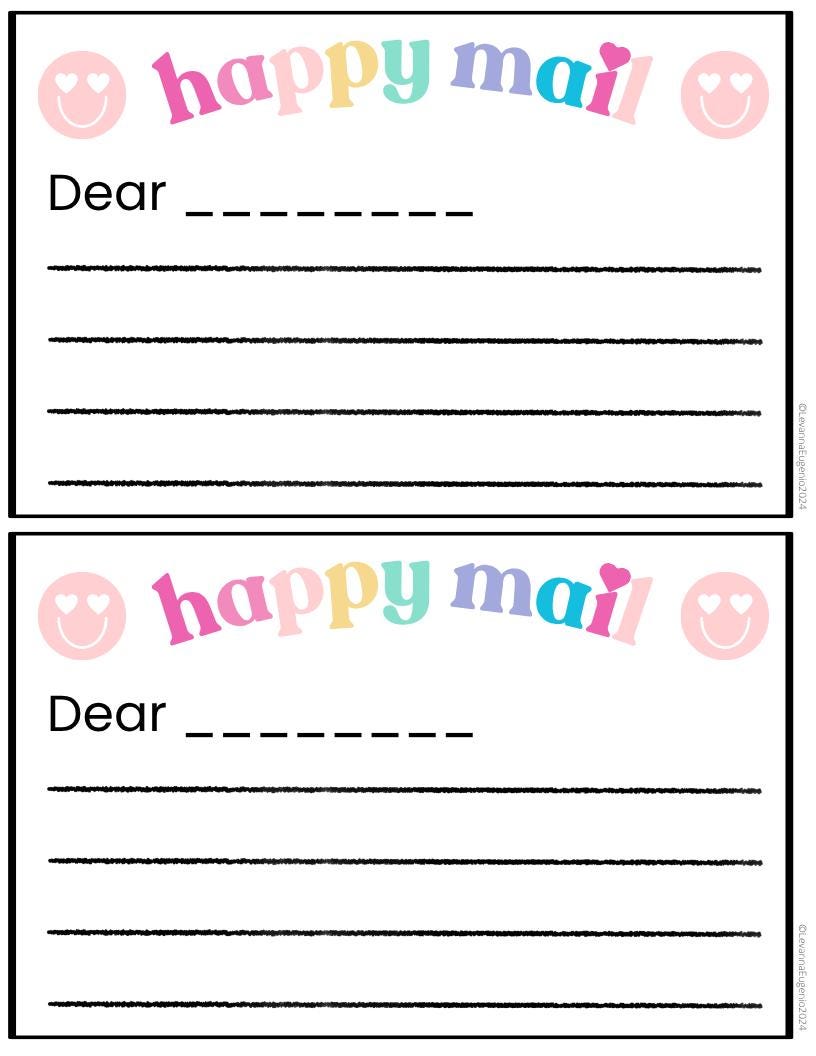 Happy Mail Positive Notes | Parent Communication | Teacher Feedback - Etsy
