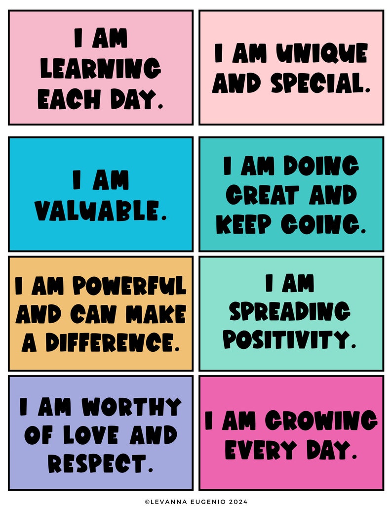 Affirmation Station | Classroom Decor | Positive Affirmations - Etsy