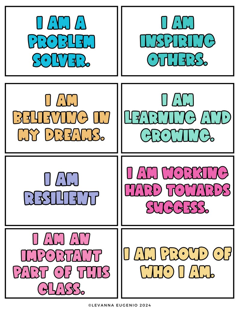 Affirmation Station | Classroom Decor | Positive Affirmations - Etsy