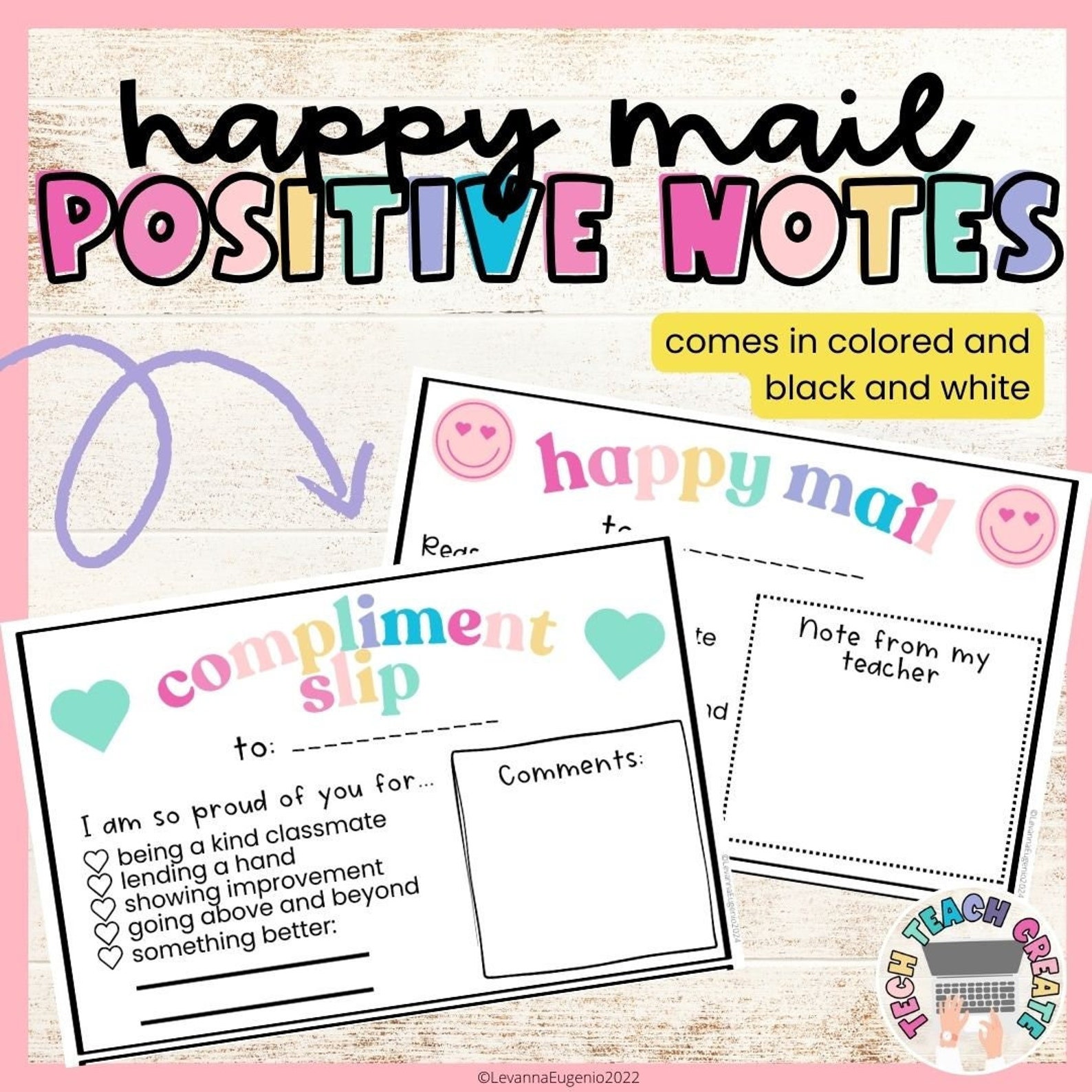 Happy Mail Positive Notes | Parent Communication | Teacher Feedback - Etsy