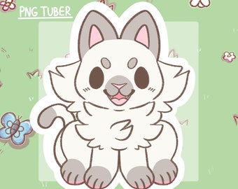 PNGTUBER Gray Hamster Cute Kawaii Reactive Png Image - Etsy