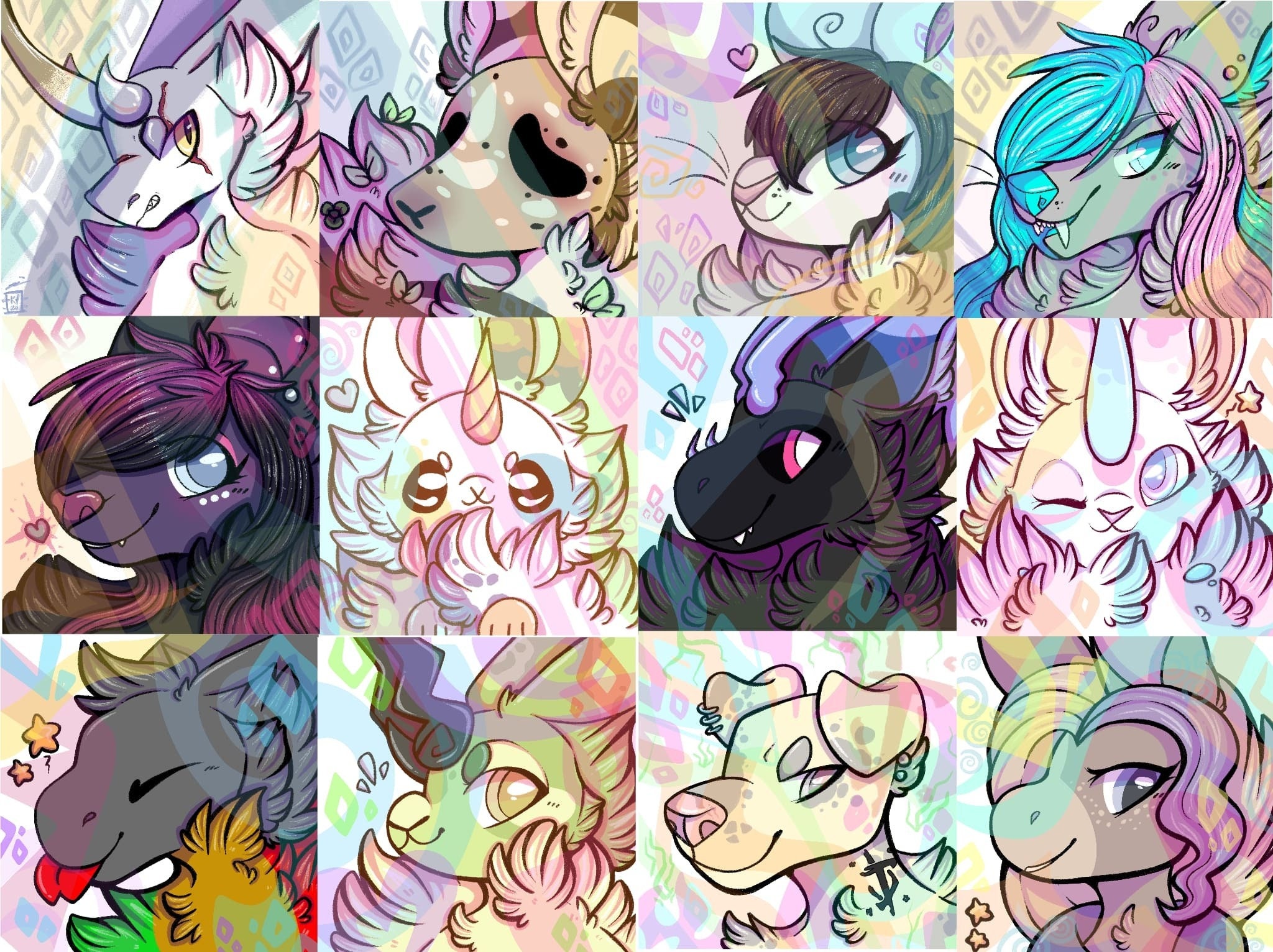 Furry Experimental Icon Commissions - Etsy