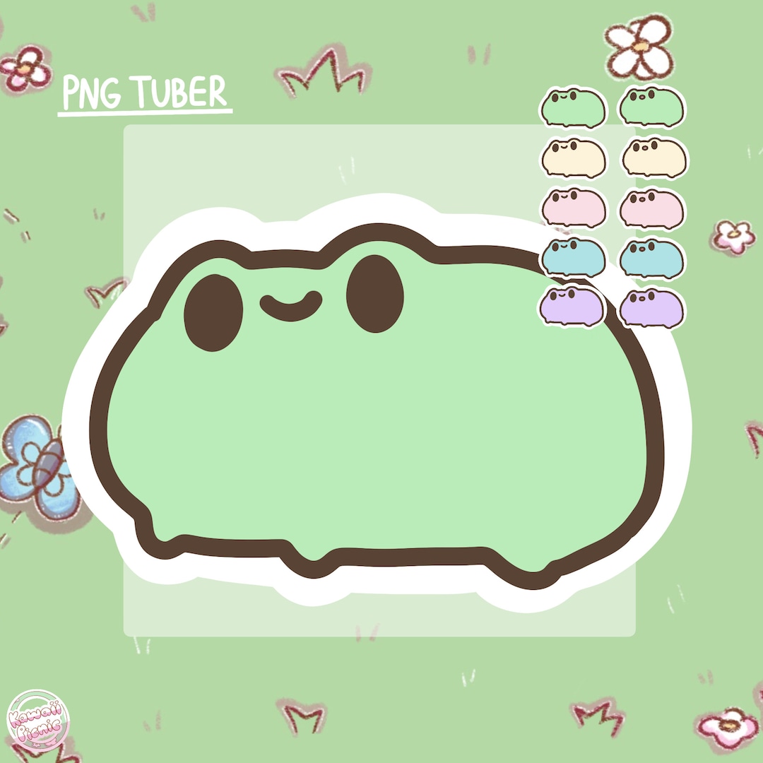 Frog Pack | Premade PNG Tuber | Reactive Images - Etsy