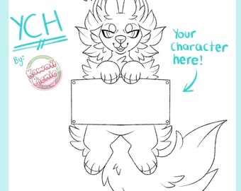 Furry Ych Badge - Etsy