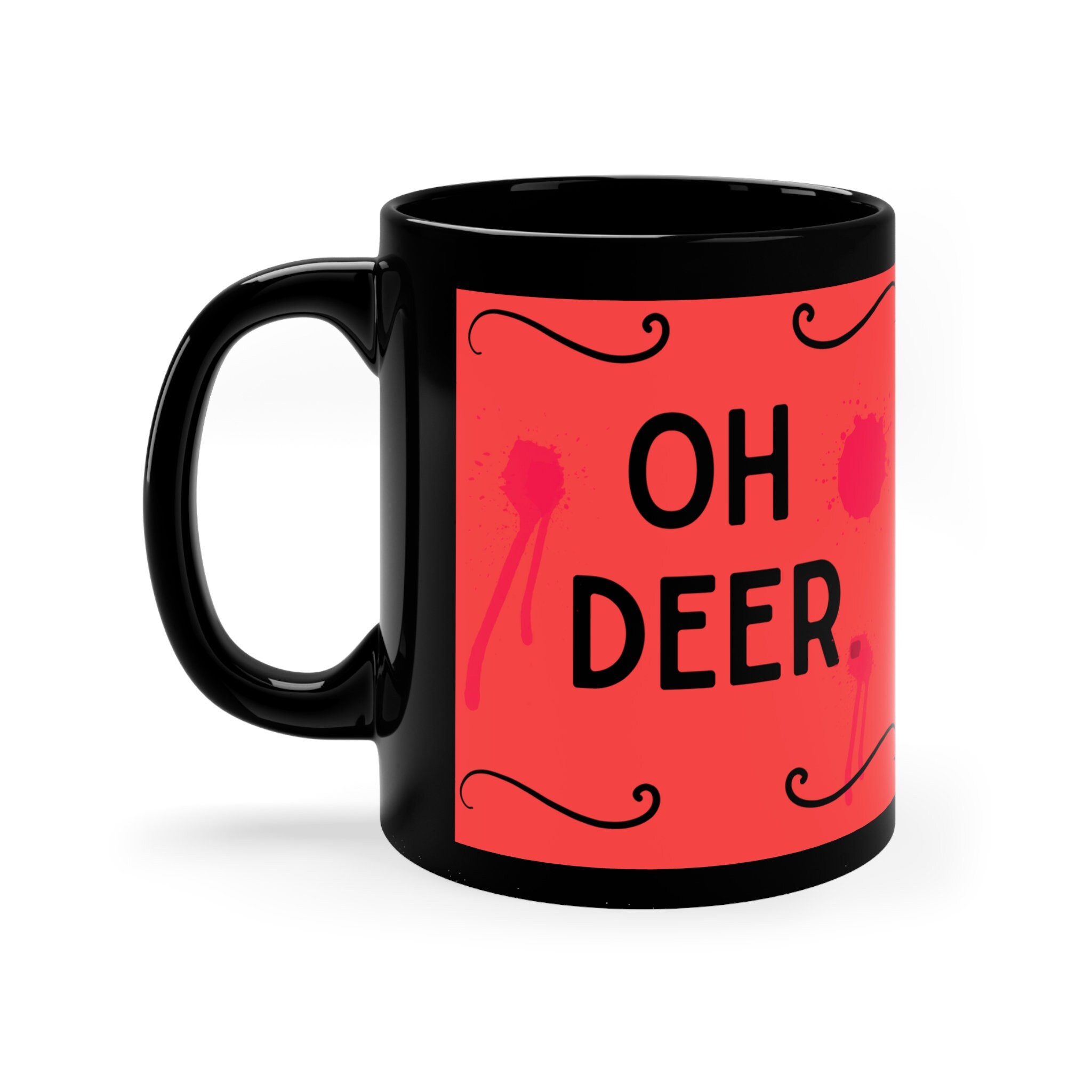 Hazbin Hotel Inspired Alastor Mug 'oh Deer, Radio Demon, 11oz Mug ...