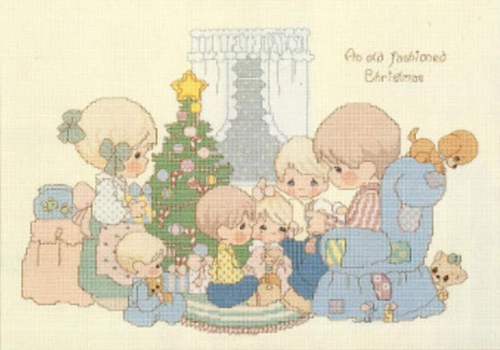 Precious Moments an Old Fashioned Christmas Cross Stitch PDF - Etsy