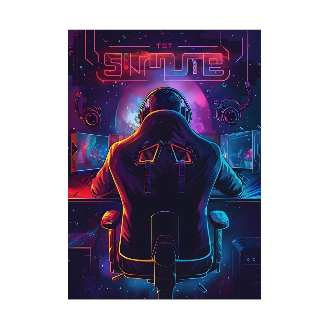 Gamer Posters, Wall Art for PC Gamers, Gaming Room Decor, Video Game ...