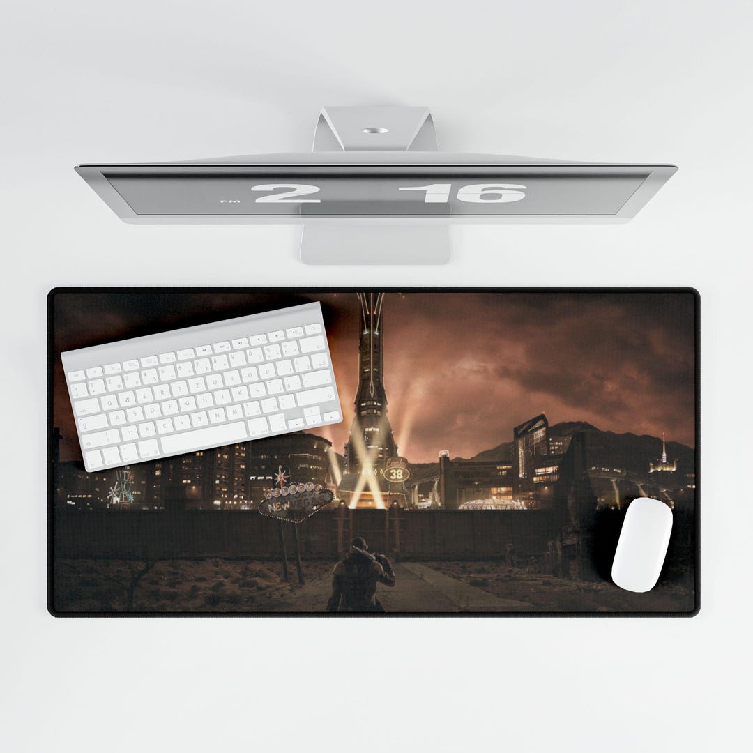 Gaming Desk Mats, Fallout New Vegas Mouse Pad, Video Game Desk Decor ...