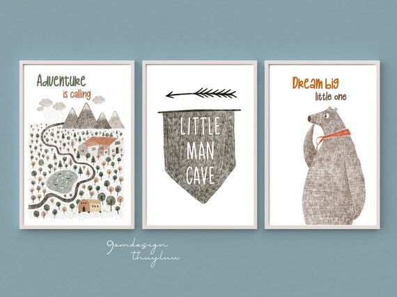 adventure awaits kids desk decor digital download adventure time ...