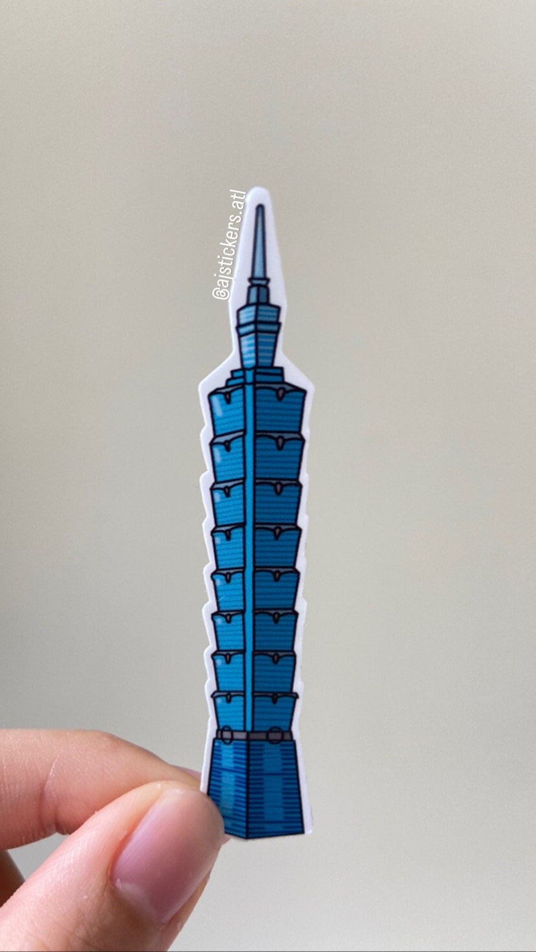 Taipei 101 Sticker // Taiwan, Architecture, Asia, Taiwanese, Aesthetic ...