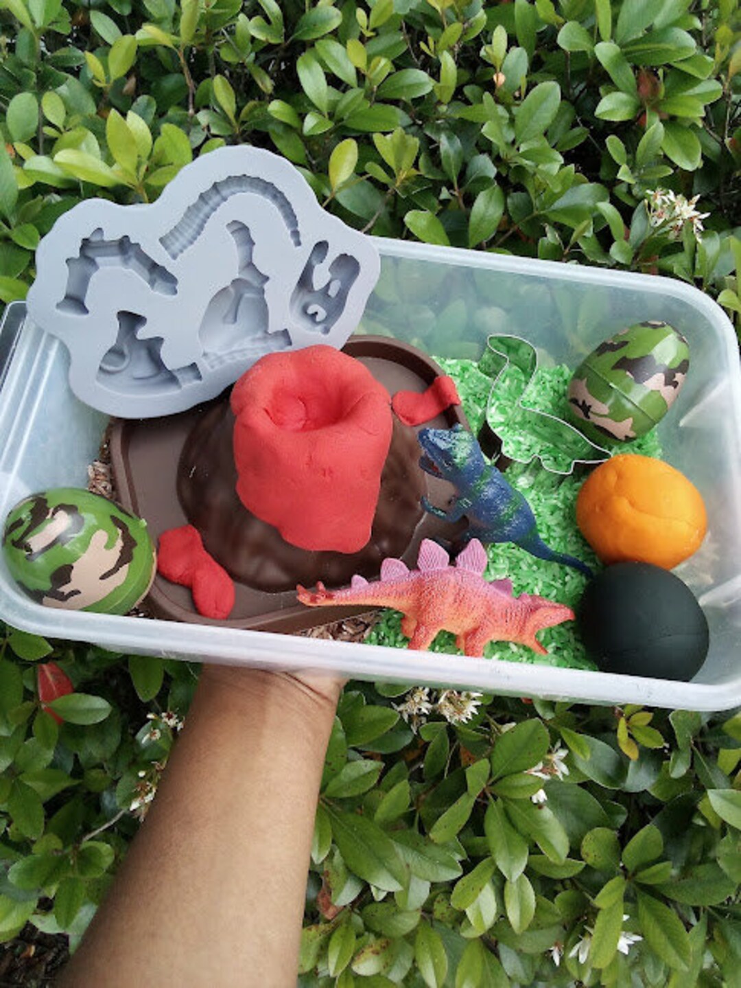 Dinosaur Sensory Play, Dino Play Dough, Surprise Dino Eggs, Dino Paint ...